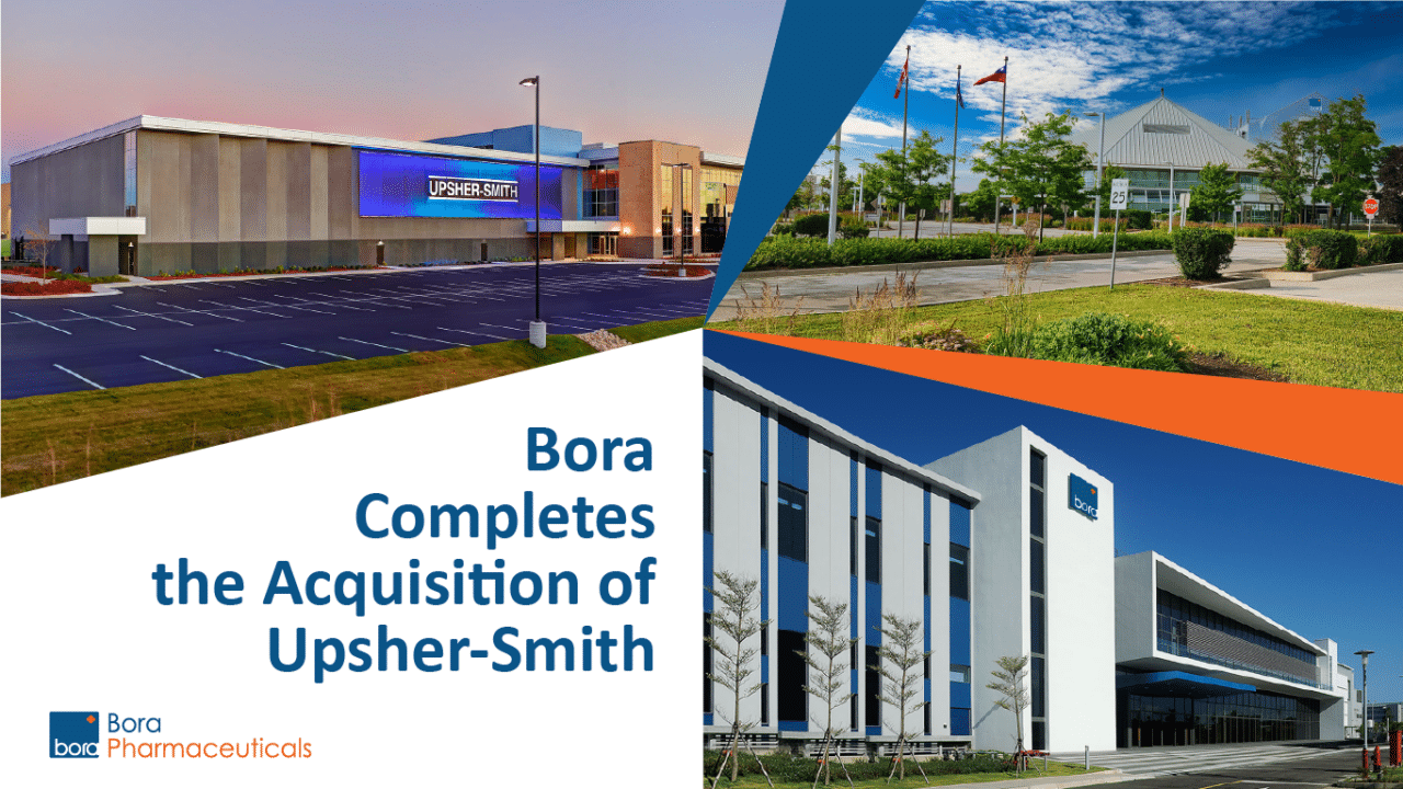 Bora Pharmaceuticals Completes the Acquisition of Upsher-Smith - Bora ...